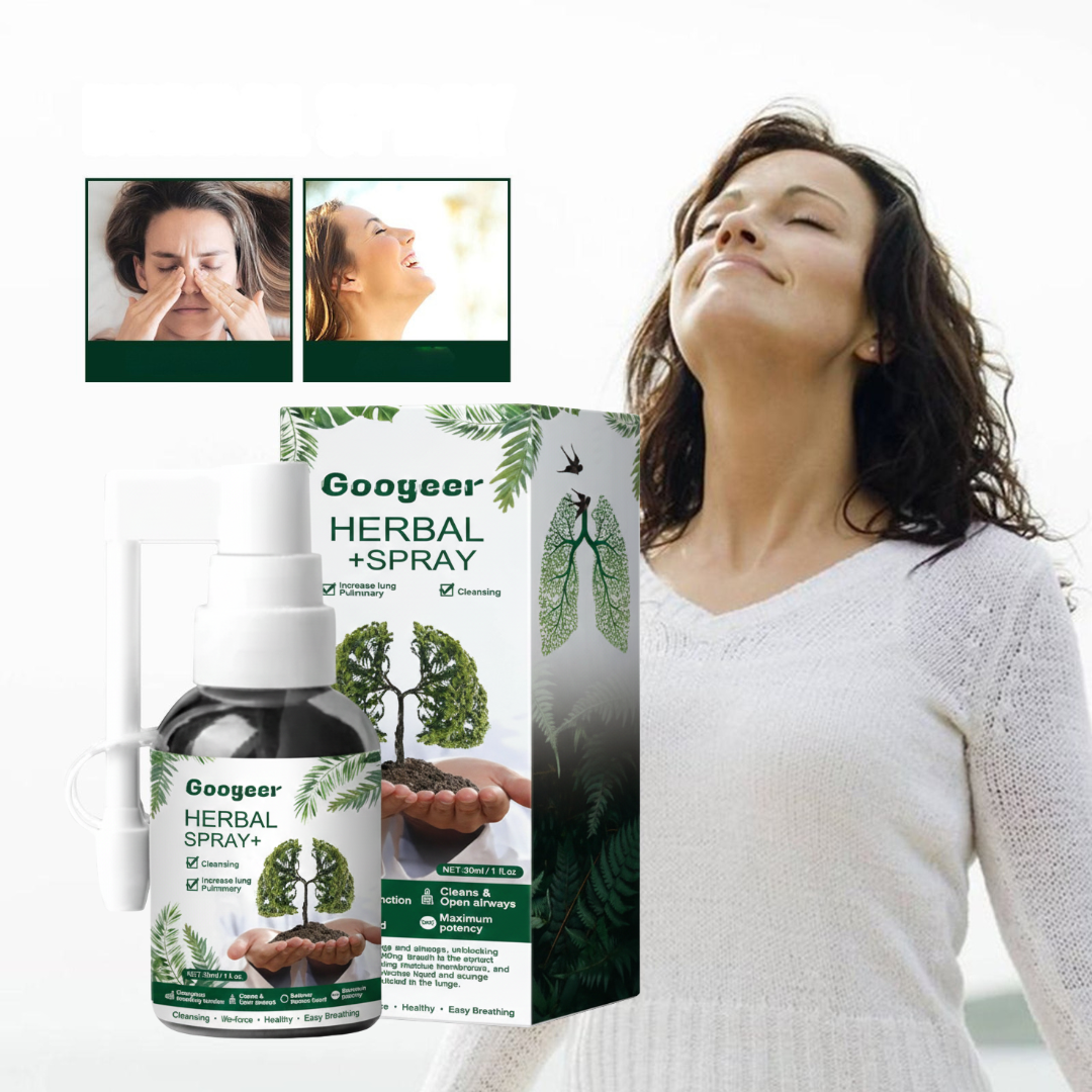 Herbal Lung Cleansing Spray | Reduces Cough & Dissolves Mucus Within D ...