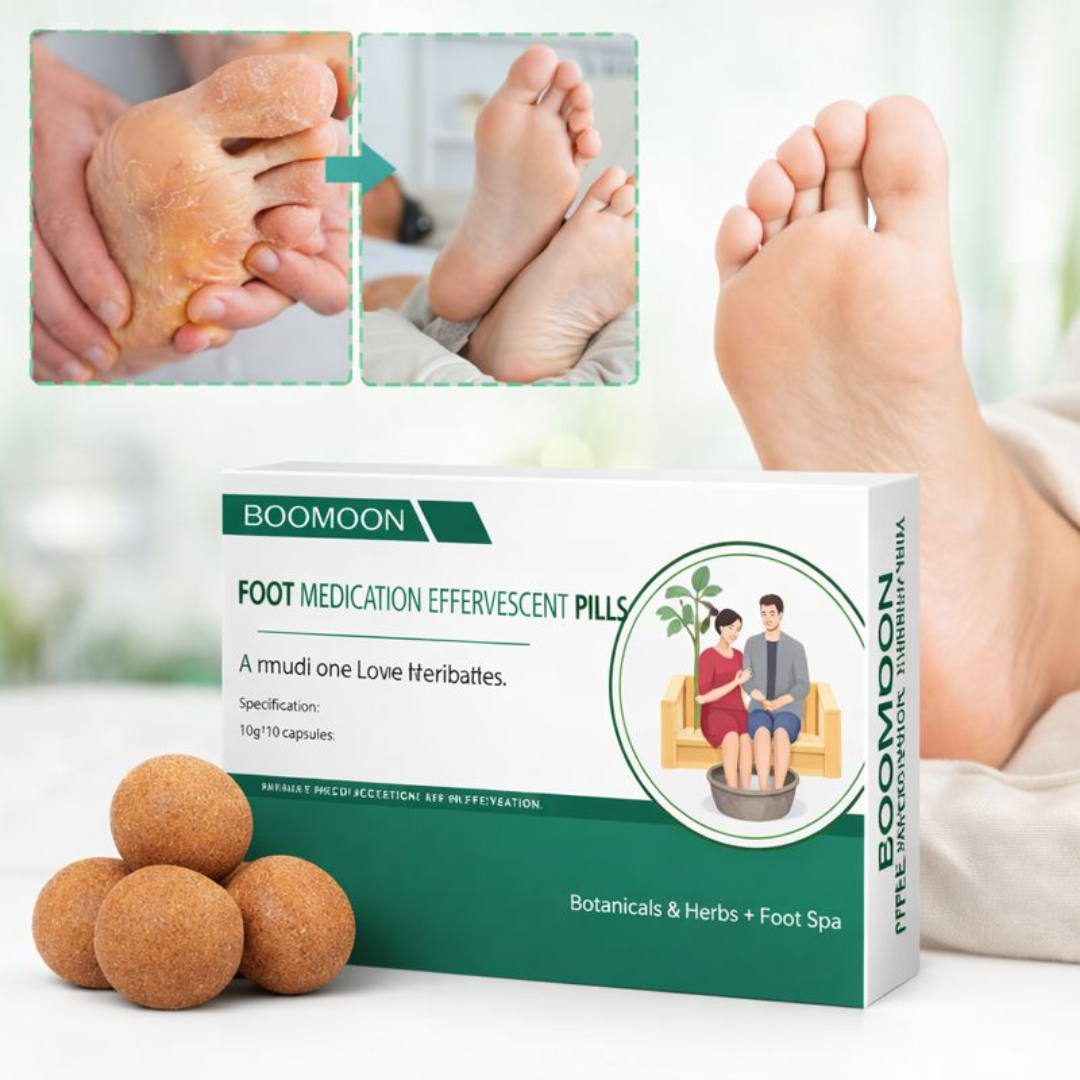 Foot Treatment Effervescent Tablets | Removes Foot Odor, Swelling, and ...