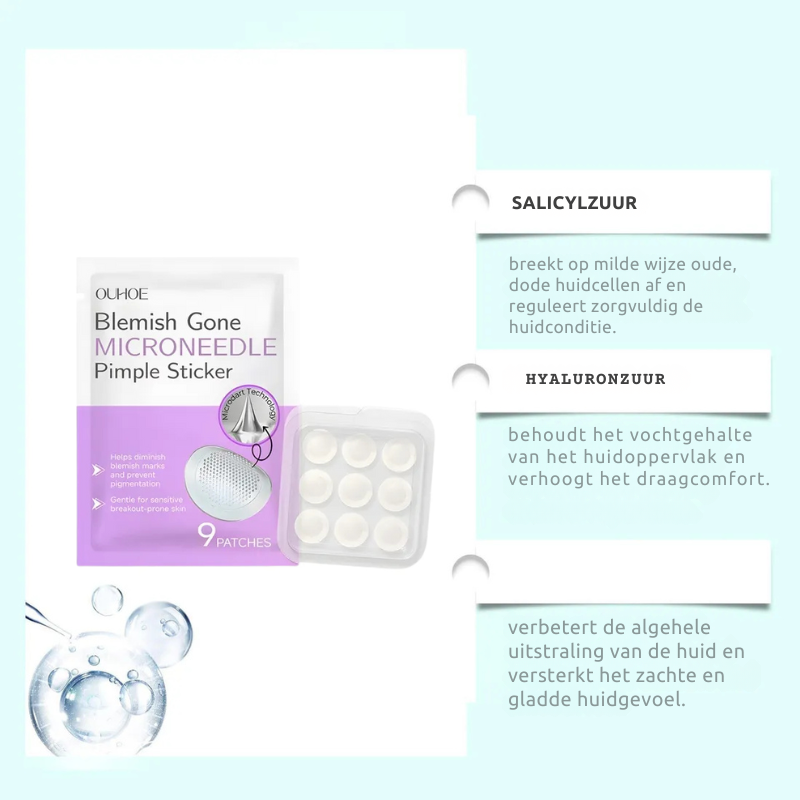 Microneedle Pimple Sticker | Targeted care for deep pimples — discreet ...