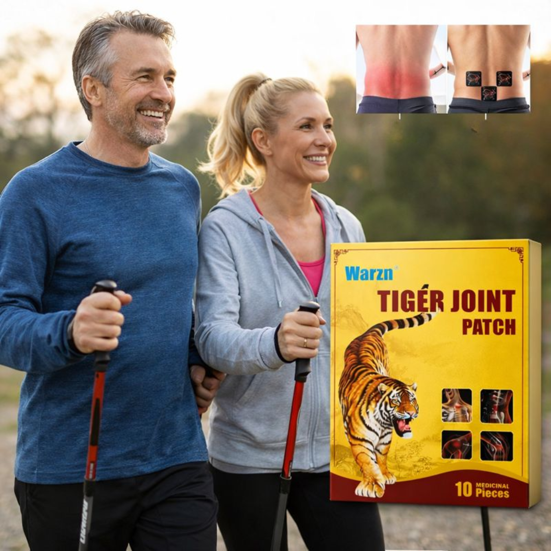 Tiger Joint Patch | Powerful Relief for Muscles & Joints in Minutes ...